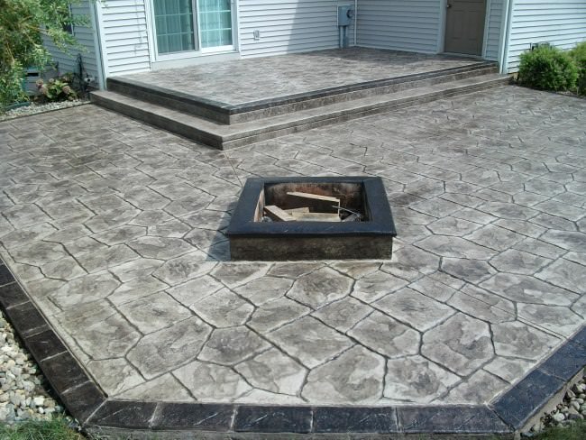 Castle Rock Patio in Tecumseh - Rolland Cement