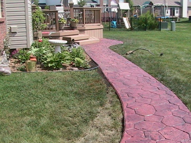 Random Stone Walkway - Rolland Cement